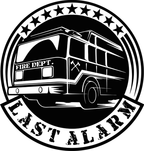 FIREFIGHTERS Last Alarm Decal Sticker | ANYStickerUWant.com