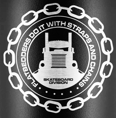 Flatbedders Di It With Straps and Chains Truck Trucker Trucking Decal ...