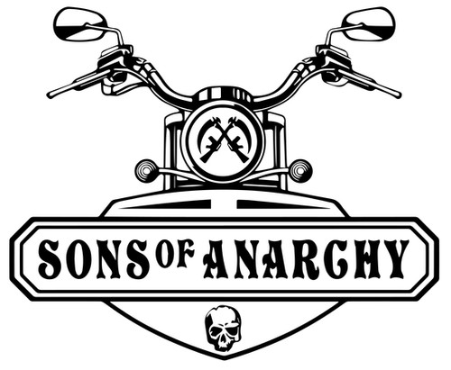 SOA SONS OF ANARCHY Skull Logo Decal Sticker 3 | ANYStickerUWant.com