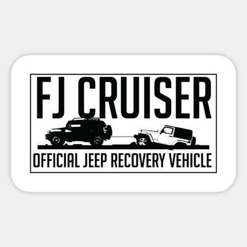 FJ Cruiser Official Jeep Recovery Vehicle Vinyl Decal Sticker 9 ...