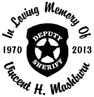 In loving memory of deputy sheriff Decal Sticker | ANYStickerUWant.com