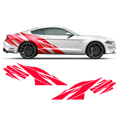 Ford Mustang Warlord Vinyl Decal Sticker Kit | ANYStickerUWant.com