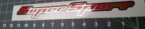 Chevy Super Sport Vinyl Decal Sticker | ANYStickerUWant.com