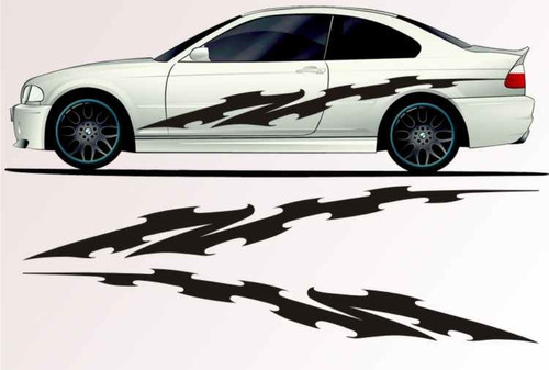 Universal Car Side Decal Sticker Kit 17 (fits most vehicles ...