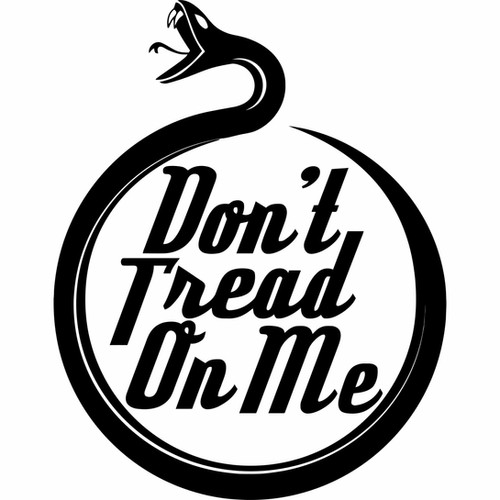 Don't Tread on Me Snake 2nd Amendment Vinyl Decal Sticker ...