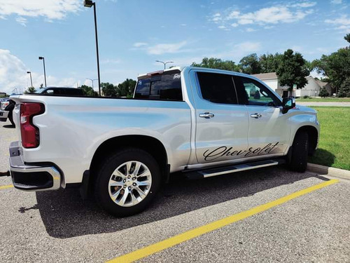 Beautiful Cursive Chevrolet Vinyl Decal Sticker | ANYStickerUWant.com