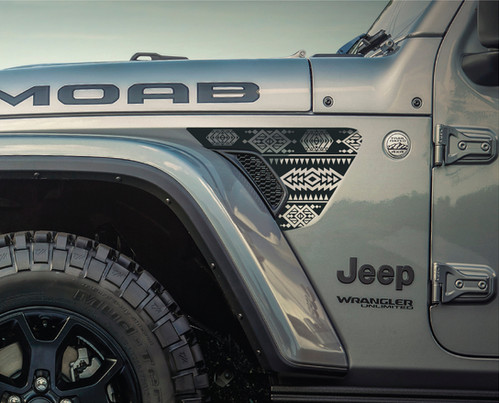 Aztec Mexican Indian Jeep Decal Wrangler JL/Jeep Gladiator JT 2018 ...