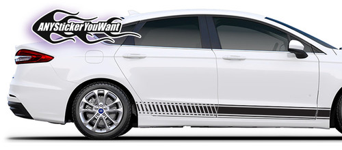 Ford Fusion Rocker Panel Stripe 1 Sticker Decal | ANYStickerUWant.com