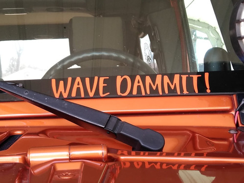 Wave dammit Decal Sticker 3 | ANYStickerUWant.com