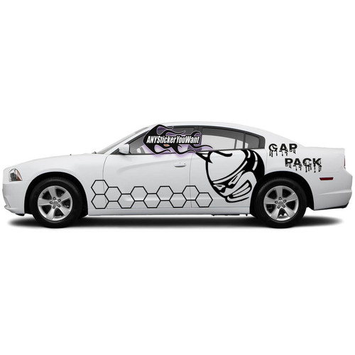 Dodge Challenger Gap Pack Super Bee Honeycomb Decal Sticker ...