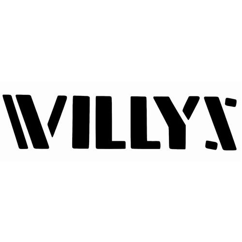 Willys logo decal sticker 6 | ANYStickerUWant.com