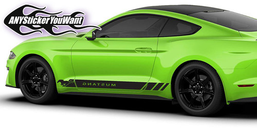 Ford Mustang Stang Rocker Stripe 2 Sticker Decal | ANYStickerUWant.com