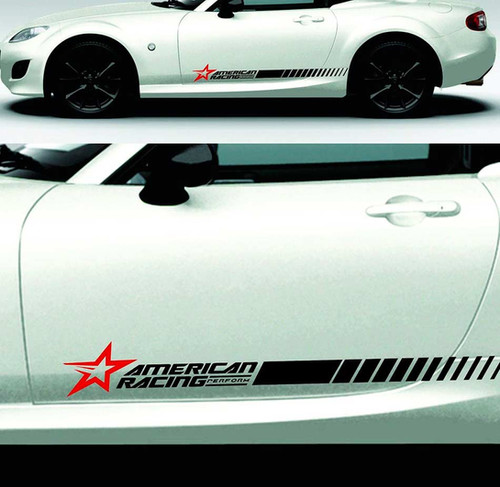 Mazda American Racing Rocker Stripe Vinyl Decal Sticker 62 ...