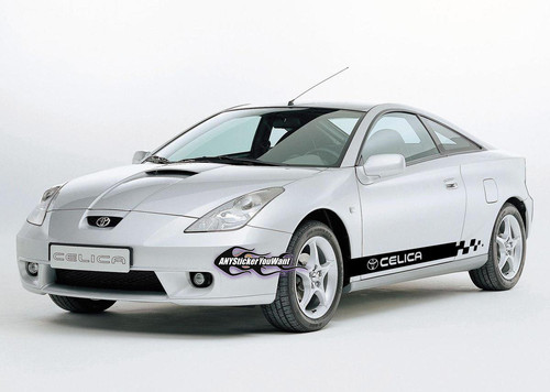 TRD Toyota Racing Development Celica Rocker Panel Stripe Decal Sticker ...