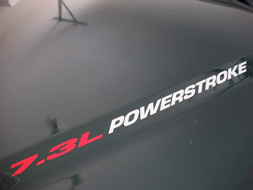 7.3L Powerstroke Vinyl Decal Sticker 5 | ANYStickerUWant.com