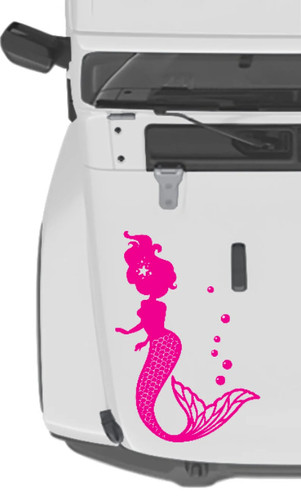 Jeep Wrangler Gladiator Mermaid Hood Decal Sticker 460 ...