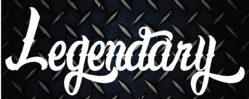 Cursive Legendary Decal Sticker | ANYStickerUWant.com
