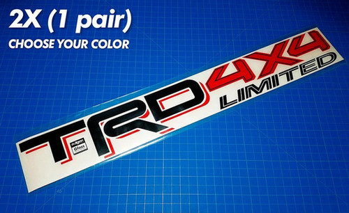 2 Color TRD Toyota Racing Development Limited Vinyl Decal Sticker 177 ...