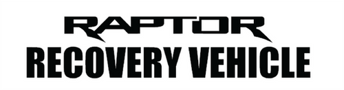Ford Raptor Recovery Vehicle Vinyl Decal Sticker | ANYStickerUWant.com