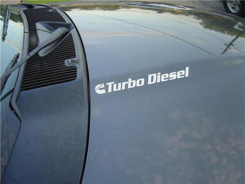 Cummins Turbo Diesel Vinyl Decal Sticker | ANYStickerUWant.com