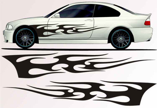Universal Car Side Decal Sticker Kit 39 (fits most vehicles ...