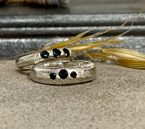 Trio of Sapphires Sand Ring | Vanessa Miller