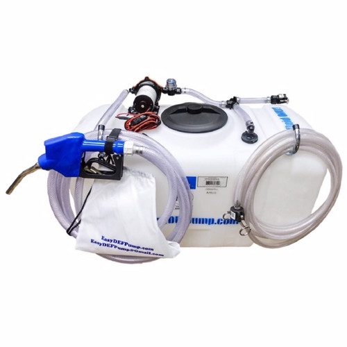 50 Gallon 12 volt Self Loading DEF Tank, Auto Nozzle and Insulating Bag ...