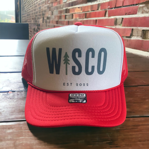 Wisco Trucker Hat -Red | Wisco Clothing Co