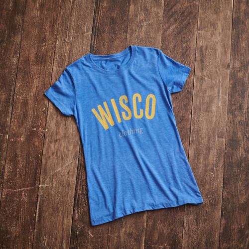 Men's Premium Royal/Gold WISCO Clothing T-shirt | Wisco Clothing Co