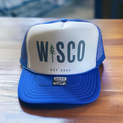 Wisco Trucker Hat - Royal Blue | Wisco Clothing Co