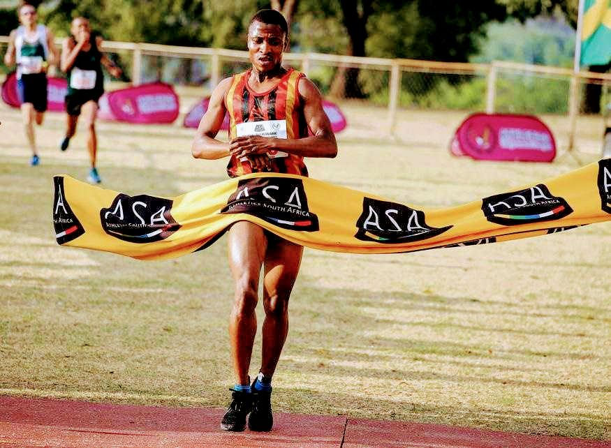 'I almost gave up on running,' reveals Mashele as he celebrates his ...