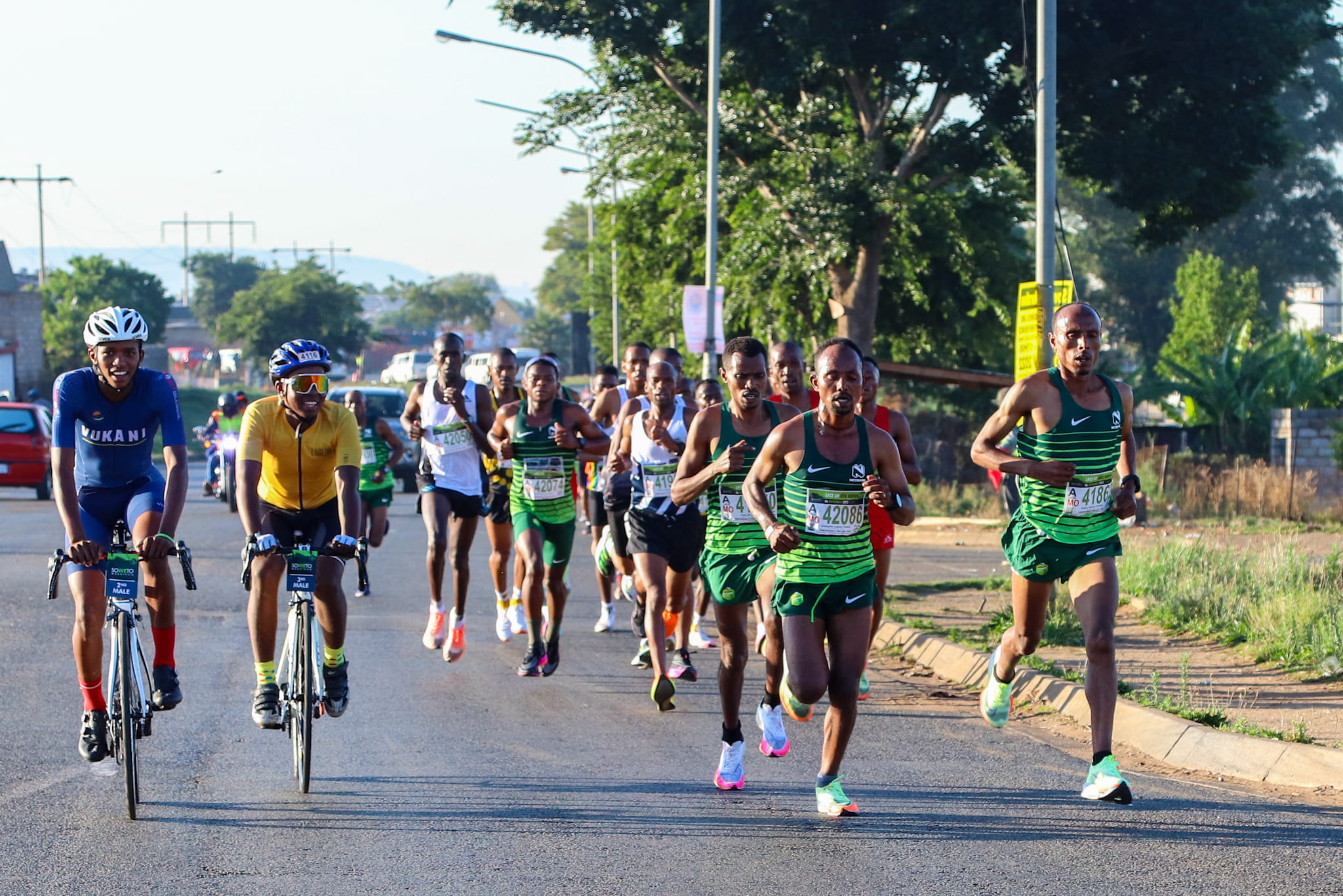 Mphakathi shines as Ethiopians dominate Soweto Marathon