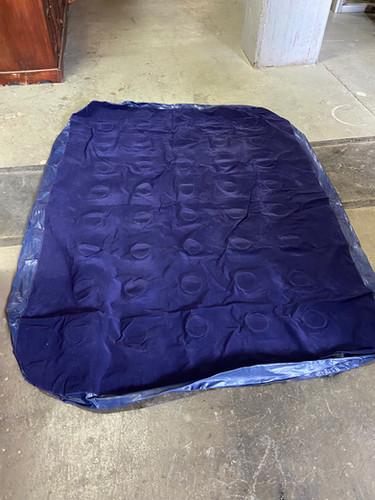 Single & double blow up beds available with or without foot pumps ...
