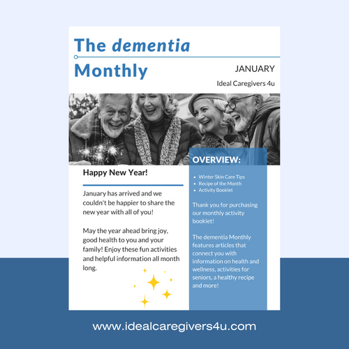January Senior Activity Booklet | Ideal Caregivers 4U
