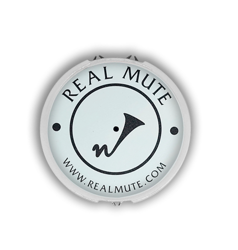 Practice Mute | RM-5-WHT-WHT Trumpets Cornets | Real Mute