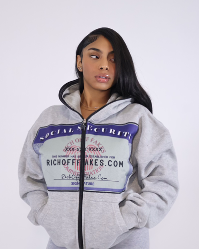 “LIFE MOCKS ART” FULL ZIP HOODIE | RICHOFFFAKES.COM