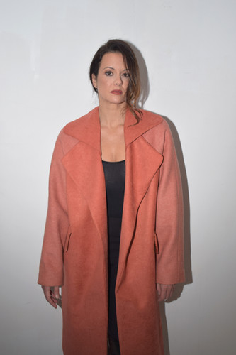Women's Peach Coat Handcrafted | Baltic Stitch