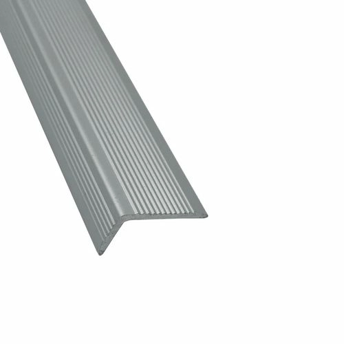 8 x 16mm SILVER Angle Flooring Trim x 1 Metre - INSTALLED | ORIGINAL ...