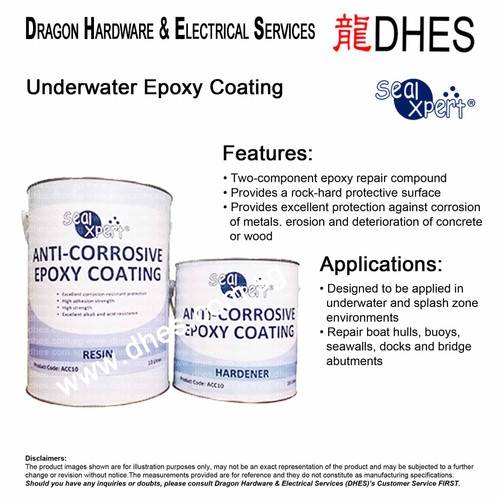 SealXpert Underwater Two-Component Repair Epoxy Coating ACU10 | Dragon ...