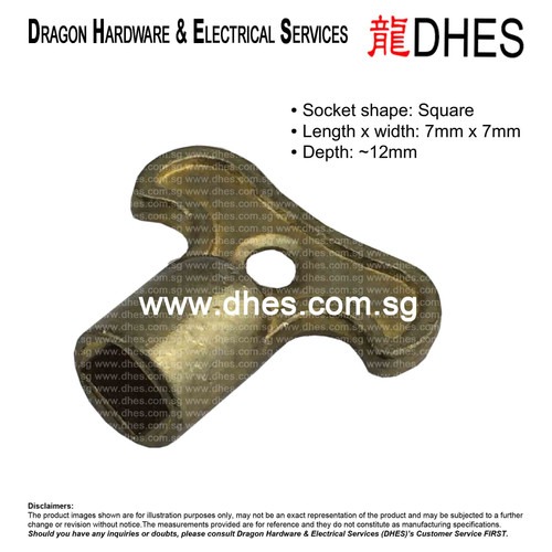 DHES Water Tap Key with Key Hole Compact Design Lightweight | Dragon ...