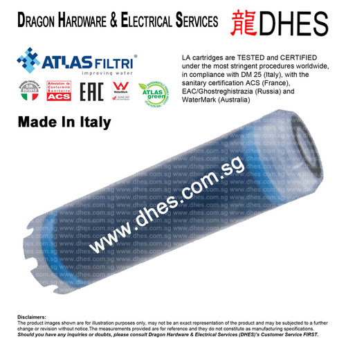 Atlas Filtri LA Mignon SX Polystyrene Container w GAC without O-Ring ...