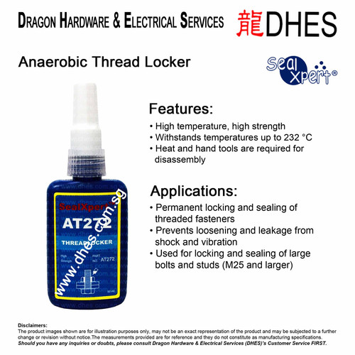 SealXpert AT272 Anaerobic Thread Locker Thread-Locking Fluid | Dragon ...