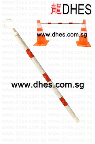 DHES Safety Red White Extendable Cone Pole 1-2m | Dragon Hardware ...