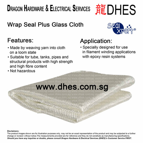 SealXpert 39” x 39” (1m x 1m) Wrap Seal Plus Glass Cloth GC1000 ...