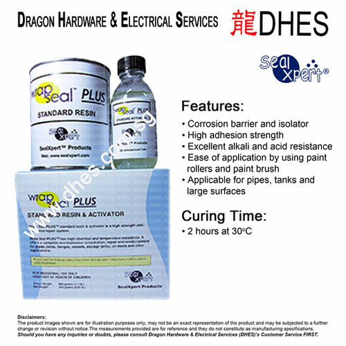 SealXpert Wrap Seal Plus Resin and Activator Corrosion Repair System ...