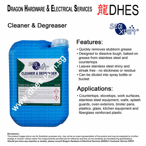 SealXpert Cleaner & Degreaser XPCG18 XPCG05 | Dragon Hardware ...