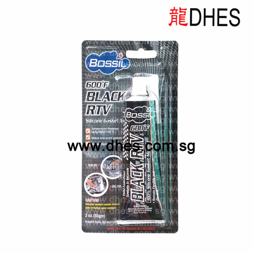 Bossil Black RTV (Acetic Cure) Silicon Gasket Maker | Dragon Hardware ...