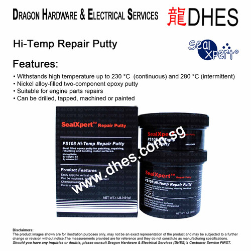 SealXpert Hi-Temp Repair Putty PS108 | Dragon Hardware & Electrical ...