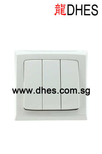 MK Slimline Wide Rocker 3 Gang 2-Way 10A Switch S4783 | Dragon Hardware ...
