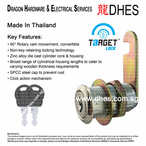 Target Wooden Furniture Cam Lock 9007-20 25 30 Made In Thailand ...